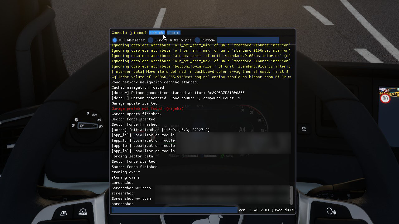 How to Enable the Console in ETS2 - Simhobby