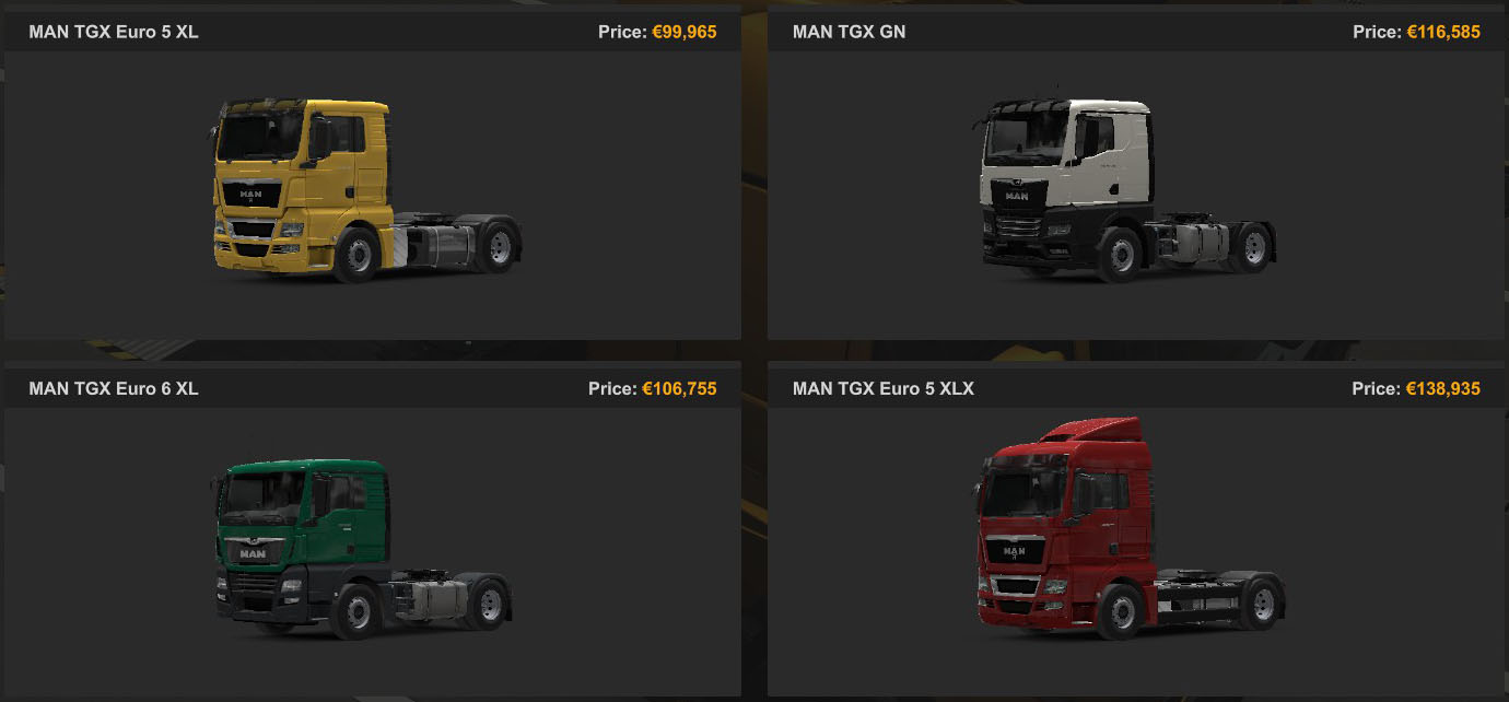 MAN Truck Dealers in ETS2 - Simhobby