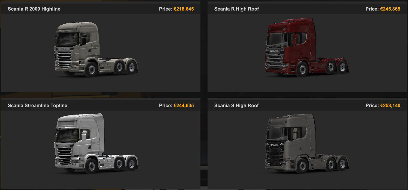 Scania Truck Dealers in ETS2 - Simhobby